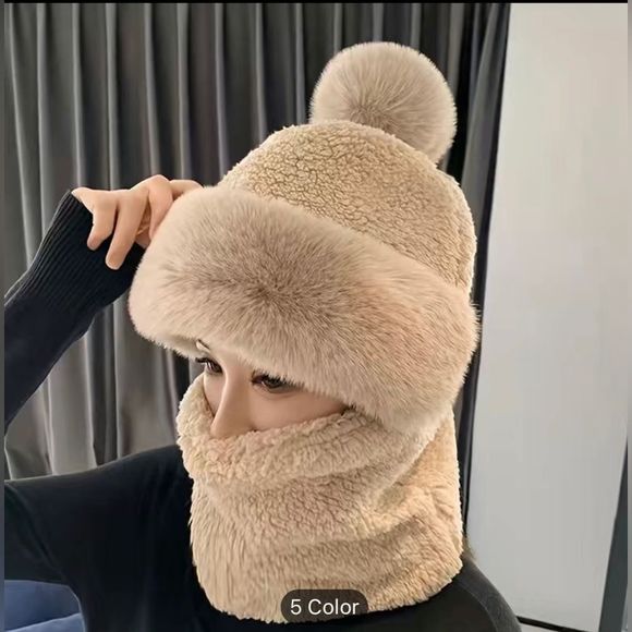 no | Accessories | Windproofhooded Ear Protection Ski Hat Tan Color ...